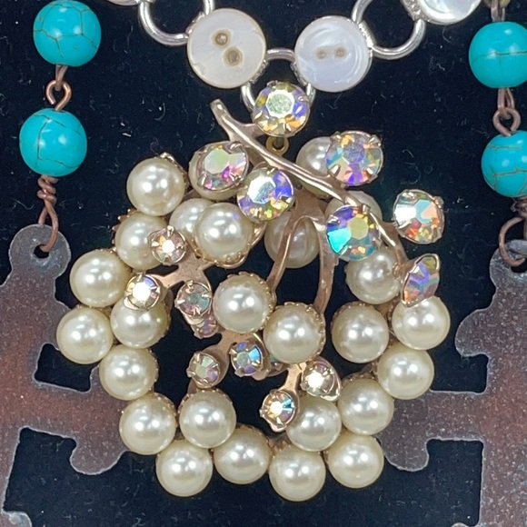 Adorned Crown | Jewelry | Adorned Crown Artisan Assemblage Cross Button ...